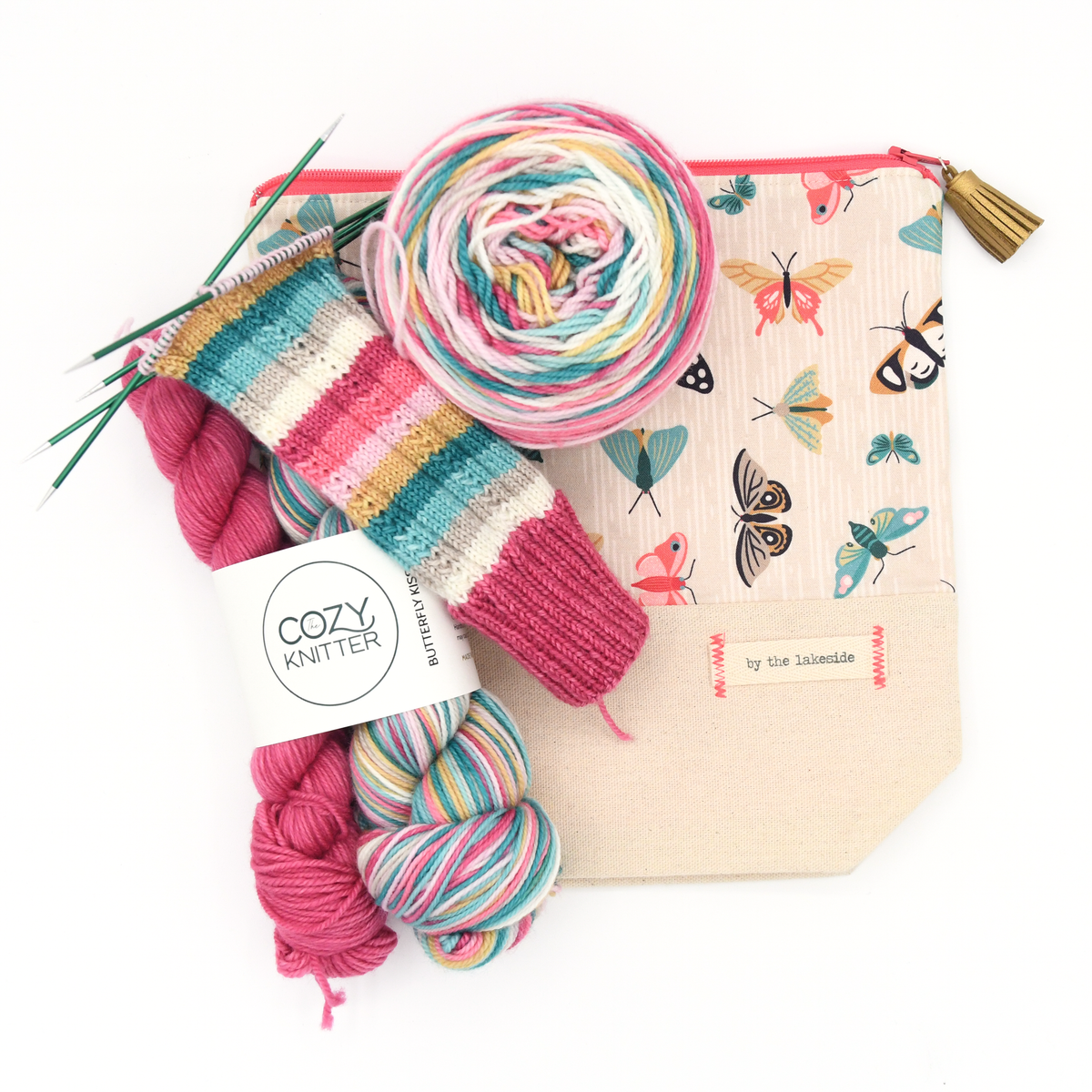 BUTTERFLY KISSES KIT – The Cozy Knitter